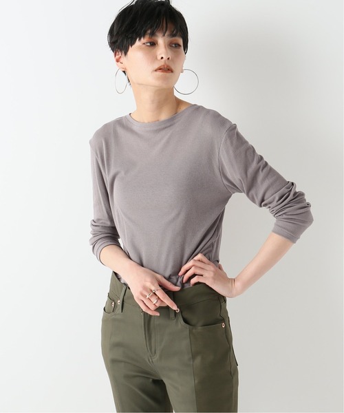 Bonum（ボナム）の「リブクルーネックカットソー（Tシャツ/カットソー）」 - WEAR