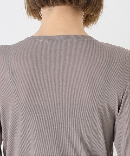Bonum（ボナム）の「リブクルーネックカットソー（Tシャツ/カットソー）」 - WEAR