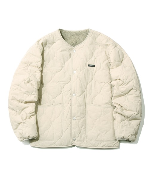 COVERNAT（カバーナット）の「【COVERNAT】REVERSIBLE FLEECE COLLARLESS JACKET / カバー ...