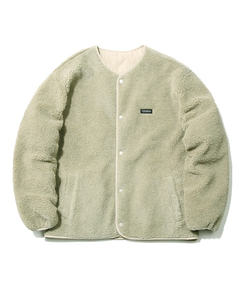 COVERNAT（カバーナット）の「【COVERNAT】REVERSIBLE FLEECE COLLARLESS JACKET / カバー ...