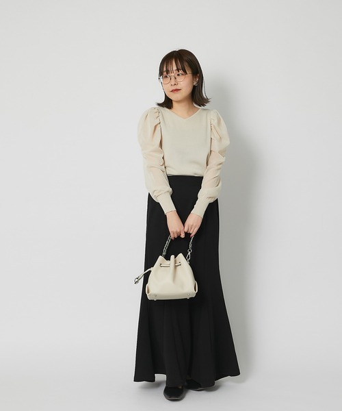 cache cache（カシュ カシュ）の「cache cache(カシュカシュ) かがりチェーンショルダーバッグ（ショルダーバッグ）」 - WEAR