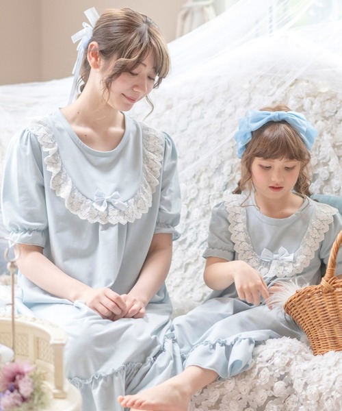 【セール】【ZOZO限定】半袖ヨークレースネグリジェ（lady's）（ルームウェア/パジャマ）｜Catherine Cottage（キャサリンコテージ）のファッション通販 - ZOZOTOWN