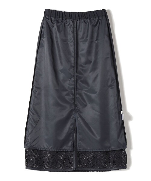 セール】〈手洗い可能〉ラッセル レース ウエスト ギャザー タイト