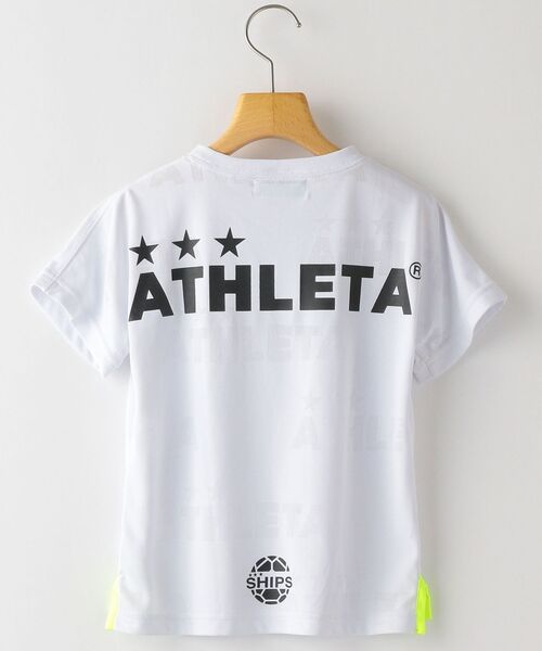 ATHLETA（アスレタ）の「【SHIPS KIDS別注】ATHLETA:＜吸汗速乾＞ジャカード ロゴ Tシャツ(145～160cm)（Tシャツ/カットソー）」 - WEAR