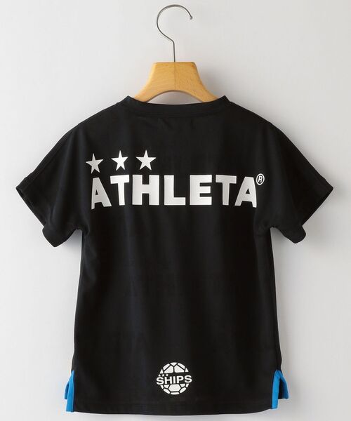 ATHLETA（アスレタ）の「【SHIPS KIDS別注】ATHLETA:＜吸汗速乾＞ジャカード ロゴ Tシャツ(145～160cm)（Tシャツ/カットソー）」 - WEAR