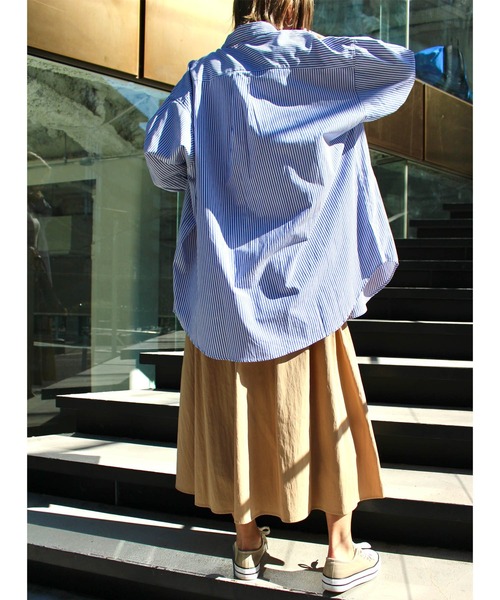 MLI'A（エムリア）の「ナイロンギャザーロング／スカートA（スカート）」 - WEAR