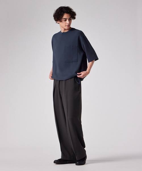 PS Paul Smith（ピーエスポールスミス）の「ライトドライテクスチャー バギーパンツ【252750 EXTR01】（その他パンツ ...