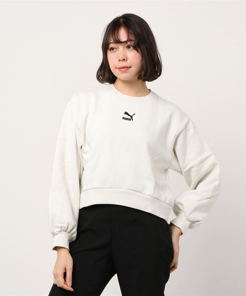 PUMA（プーマ）の「PUMA CLASSICS BALLOON SLEEVE CREW（スウェット）」 - WEAR