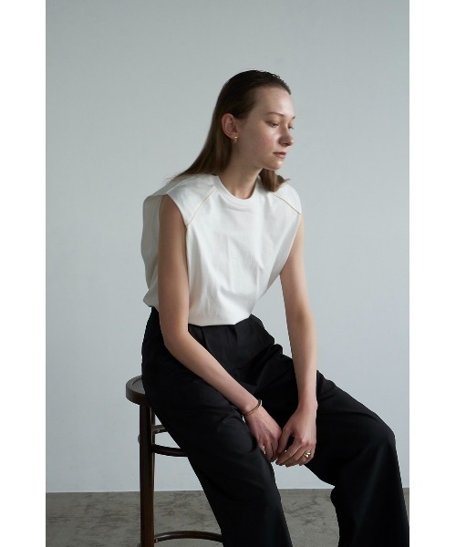 CLANE（クラネ）の「POWER SHOULDER TOPS（その他トップス）」 - WEAR