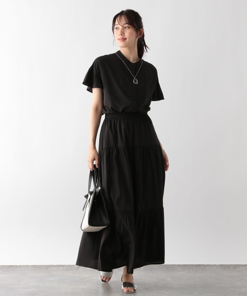 GLOBAL WORK（グローバルワーク）の「【MATINEE LINE】バンドカラーフリルシャツ/123961（シャツ/ブラウス）」 - WEAR