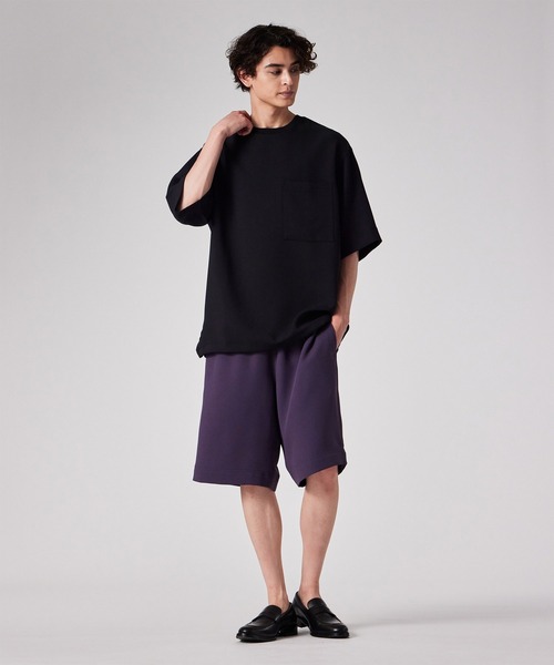 PS Paul Smith（ピーエスポールスミス）の「ライトドライテクスチャー ドローストリング ショーツ【252750 EXS01】（その他パンツ）」 - WEAR