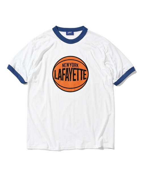 LFYT ラファイエット [Lafayette] - フープス ロゴ リンガー グラフィック 半袖 Tシャツ [HOOPS LOGO RINGER TEE]（Tシャツ/カットソー）｜LFYT ...