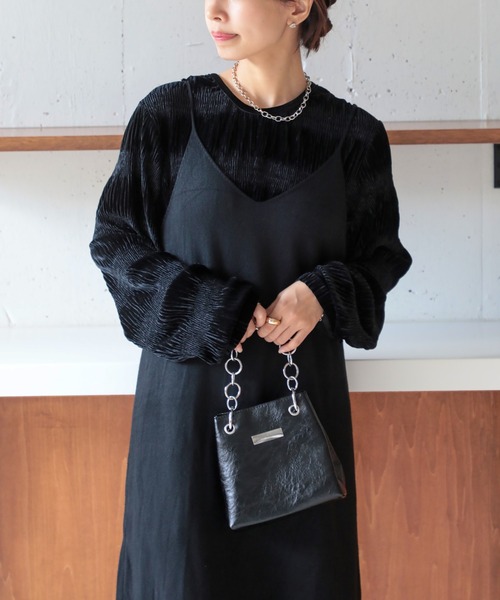 SETUP7（セットアップセブン）の「【SETUP7】ランダム楊柳クルーネックプルオーバーメロートップス KNF037（シャツ/ブラウス）」 - WEAR