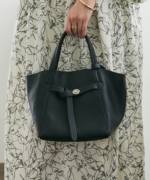 【セール】cache cache/ベルトディティールフェイクレザートート（トートバッグ）｜cache cache（カシュ カシュ）のファッション通販 - ZOZOTOWN