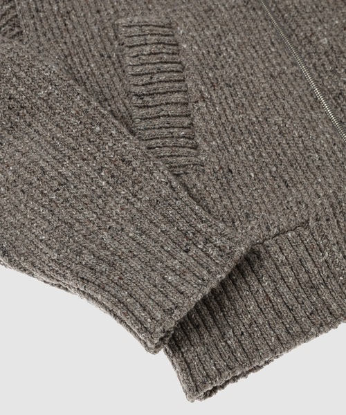 OUAT（オーユーエーティー）の「META ZIP KNIT（ニット/セーター）」 - WEAR