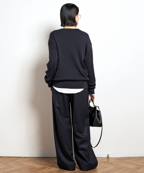 イージーワイドパンツ(フラノ)2（スラックス）｜EVERYDAY I LIKE