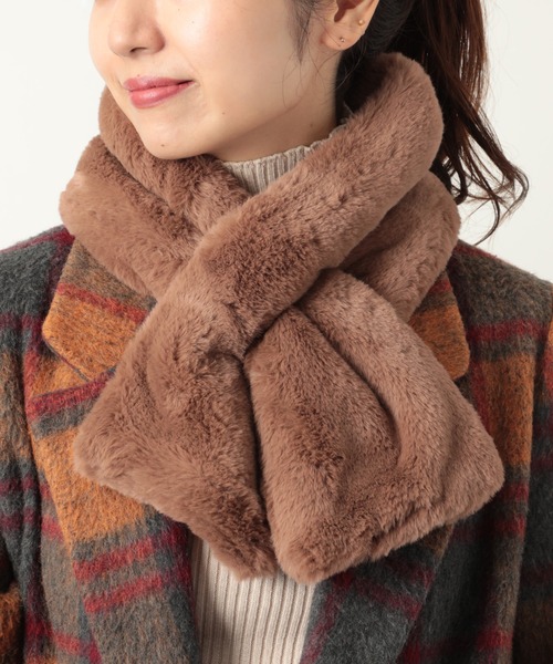 SETUP7（セットアップセブン）の「【SETUP7】なめらかエコファーティペット ASH（マフラー）」 - WEAR