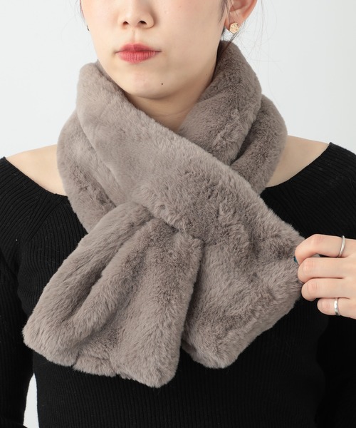 SETUP7（セットアップセブン）の「【SETUP7】なめらかエコファーティペット ASH（マフラー）」 - WEAR