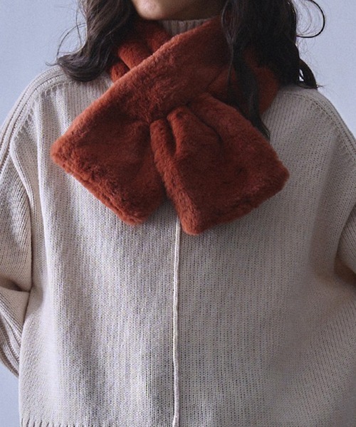 SETUP7（セットアップセブン）の「【SETUP7】なめらかエコファーティペット ASH（マフラー）」 - WEAR