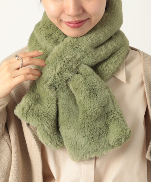 SETUP7（セットアップセブン）の「【SETUP7】なめらかエコファーティペット ASH（マフラー）」 - WEAR