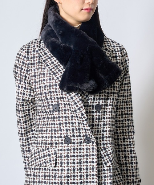 SETUP7（セットアップセブン）の「【SETUP7】なめらかエコファーティペット ASH（マフラー）」 - WEAR