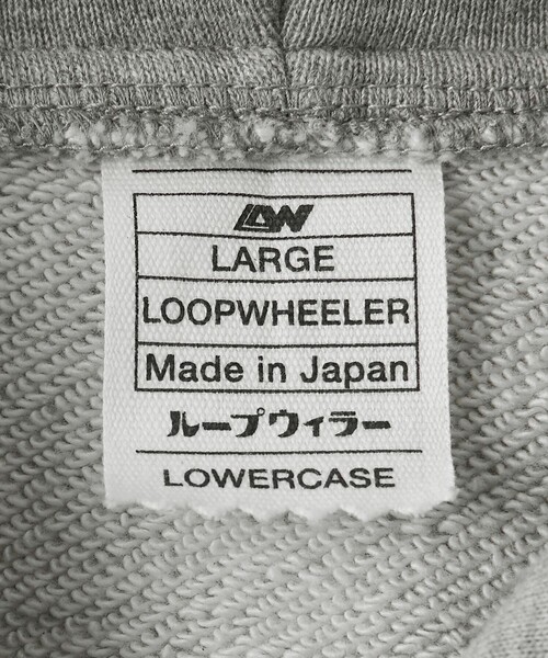 LOOPWHEELER（ループウィラー）の「＜LOOPWHEELER x LOWERCASE for UNITED ARROWS＞ ジップアップ フーディ（パーカー）」 - WEAR