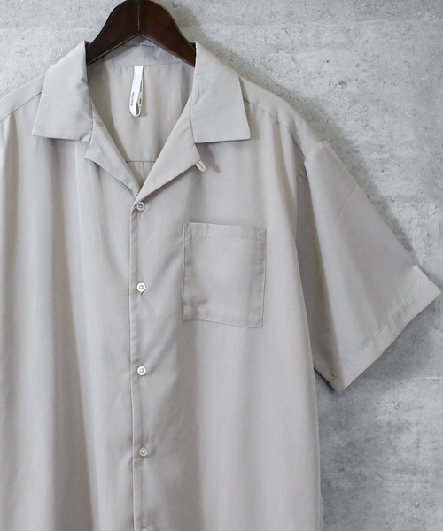 Ritzy（リッツィー）の「ポリエステル 無地 オープンカラーシャツS/S（シャツ/ブラウス）」 - WEAR