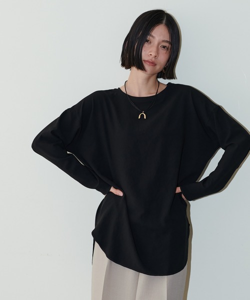 LARUTA（ラルータ）の「【LARUTA】ストレッチジョーゼットプルオーバー / WEB限定（Tシャツ/カットソー）」 - WEAR