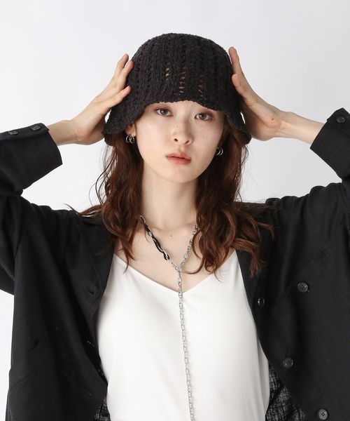 JEANASIS（ジーナシス）の「ガラアソートクロシェHAT/452725（ハット）」 - WEAR