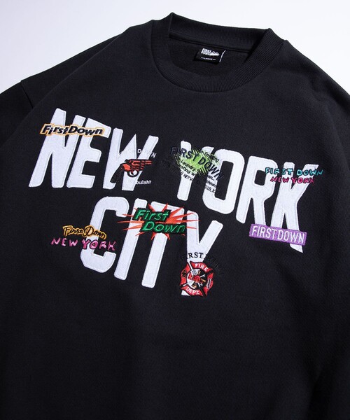 FIRST DOWN（ファーストダウン）の「FIRST DOWN/ファーストダウン First Down NY LOGO CREWNECK ...