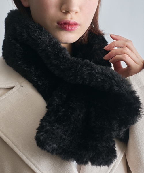 SETUP7（セットアップセブン）の「【SETUP7】ソフトシープボアティペット ASH（マフラー）」 - WEAR