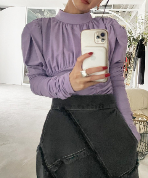 Ameri（アメリ）の「UND VOLUME GATHER TOP（Tシャツ/カットソー）」 - WEAR