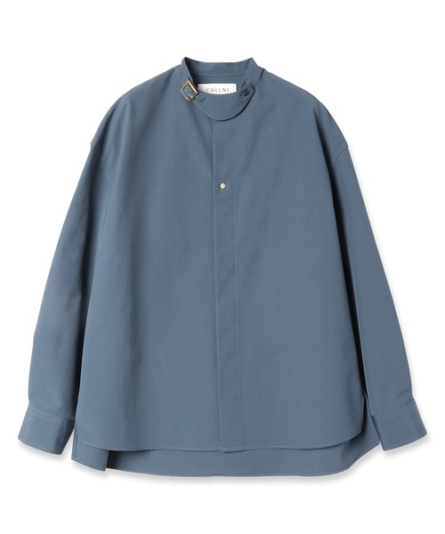 CULLNI（クルニ）の「23-SS-004/ TC Weather Band Collar ChinTab Shirt（シャツ/ブラウス ...