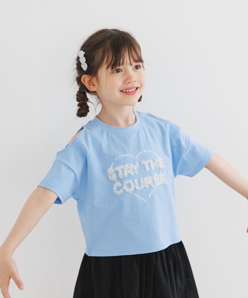 【セール】チュール刺繍Tシャツ（KIDS）（Tシャツ/カットソー）｜BAYFLOW（ベイフロー）のファッション通販 - ZOZOTOWN