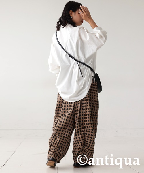 antiqua（アンティカ）の「変形ドットデザインパンツ（その他パンツ）」 - WEAR