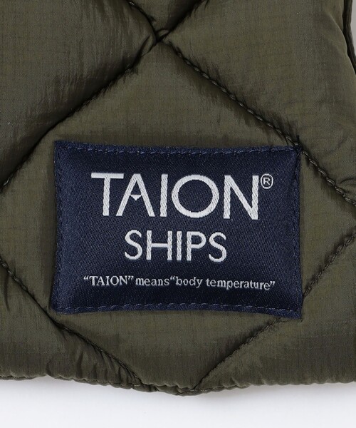 TAION（タイオン）の「SHIPS: TAION CORDURA(R) リップストップ ダウン マフラー（マフラー）」 - WEAR