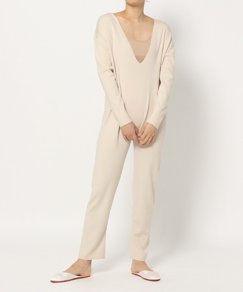 e/rm（イーアールエム）の「【e/rm】フカVニットロンパース 934150（つなぎ/オールインワン）」 - WEAR