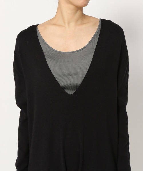 e/rm（イーアールエム）の「【e/rm】フカVニットロンパース 934150（つなぎ/オールインワン）」 - WEAR