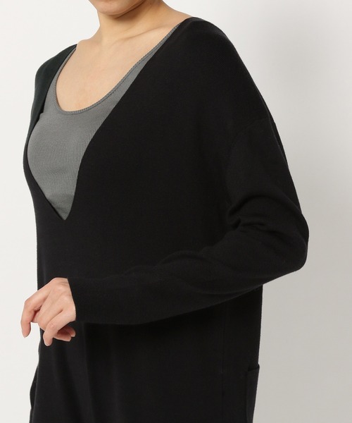 e/rm（イーアールエム）の「【e/rm】フカVニットロンパース 934150（つなぎ/オールインワン）」 - WEAR