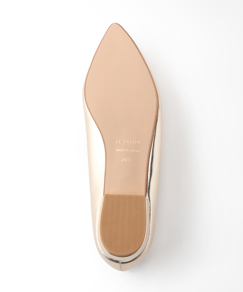 LE TALON（ルタロン）の「ポインテッドメタリックバレエ（バレエシューズ）」 - WEAR