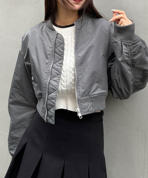 INGNI（イング）の「クロップド丈MA-1（MA-1）」 - WEAR