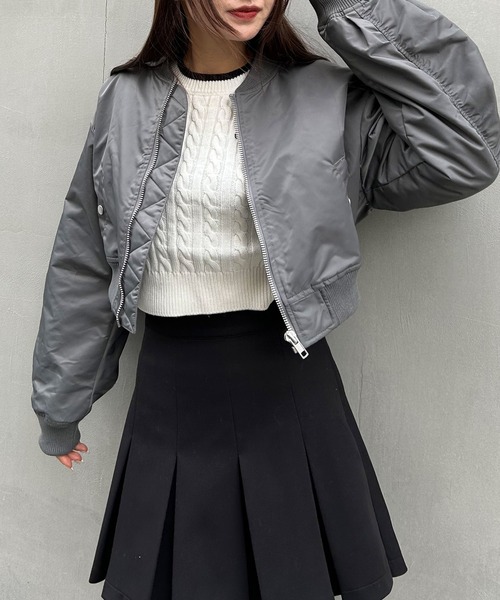 INGNI（イング）の「クロップド丈MA-1（MA-1）」 - WEAR