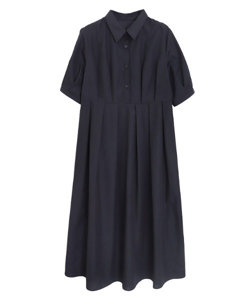 Pierrot（ピエロ）の「パフスリーブシャツワンピース（シャツワンピース）」 - WEAR