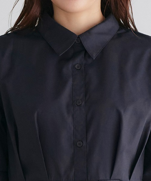 Pierrot（ピエロ）の「パフスリーブシャツワンピース（シャツワンピース）」 - WEAR