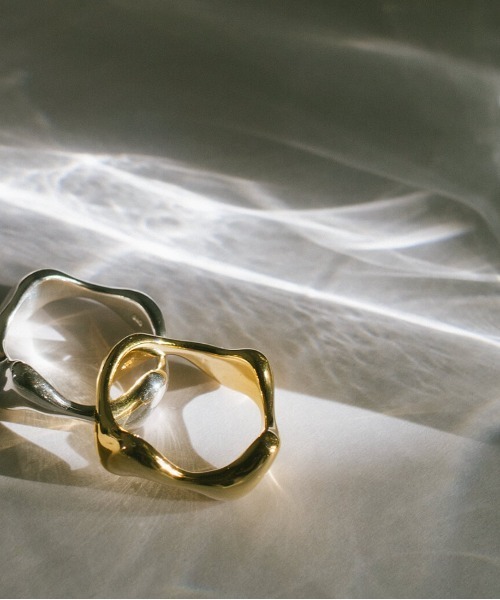 Ops.（オプス）の「アクセサリー リング レディース シルバー925 シンプル ウェーブリング【nard ナルド】（リング）」 - WEAR