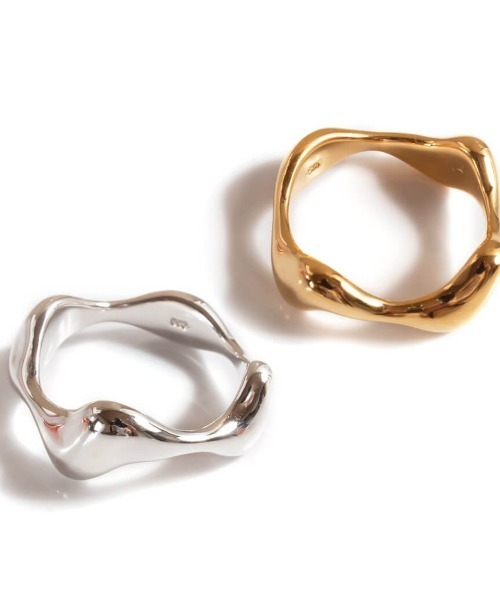 Ops.（オプス）の「アクセサリー リング レディース シルバー925 シンプル ウェーブリング【nard ナルド】（リング）」 - WEAR