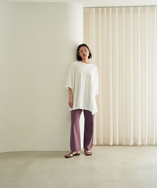 marjour（マージュール）の「HALF SLEEVE OVER TEE（Tシャツ/カットソー）」 - WEAR