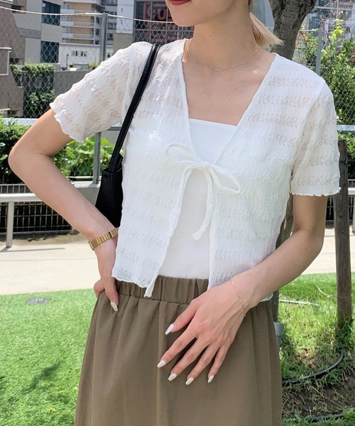 ALAND（エーランド）の「3.3 Field Trip／フロントリボンカーディガン 2907069（カーディガン/ボレロ）」 - WEAR