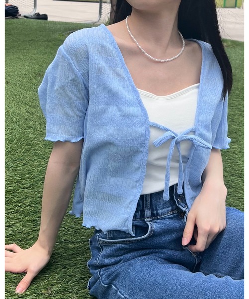 ALAND（エーランド）の「3.3 Field Trip／フロントリボンカーディガン 2907069（カーディガン/ボレロ）」 - WEAR