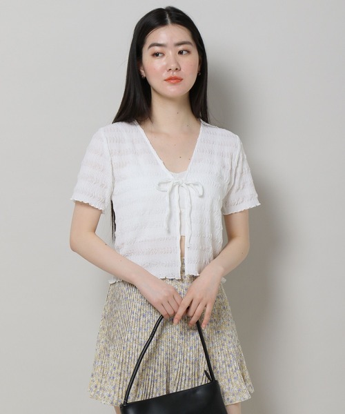 ALAND（エーランド）の「3.3 Field Trip／フロントリボンカーディガン 2907069（カーディガン/ボレロ）」 - WEAR